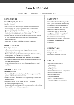 33 CV Templates Tailor-Made for the UK Job Market