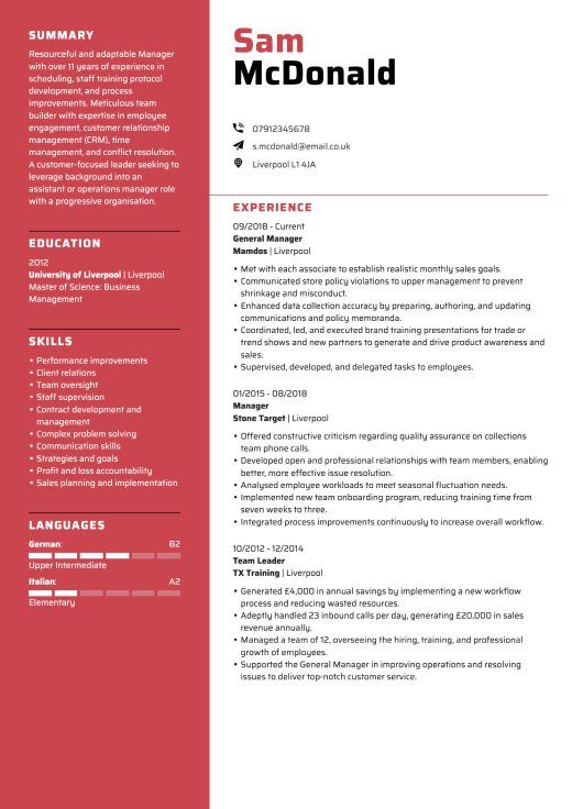 33 CV Templates Tailor-Made for the UK Job Market