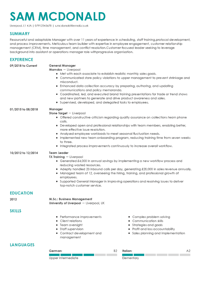 33 Professional CV Templates for UK Job Seekers