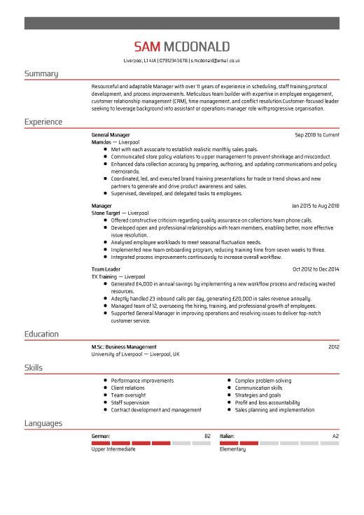33 CV Templates Tailor-Made for the UK Job Market