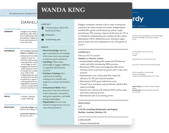 UK’s Best CV Examples for 50+ Jobs [Updated for 2022]