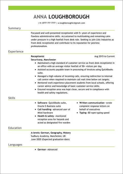 15 Simple Basic CV Templates For The UK To Download