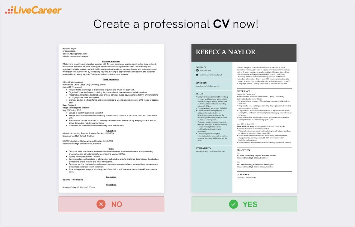 How To Write A CV For A Part Time Job Examples How To Write A CV For A Part Time Job Examples
