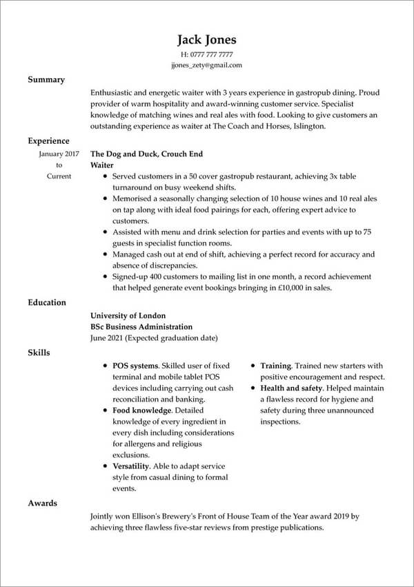 14 Blank CV Templates For The UK To Download In 2023 14 Blank CV Templates For The UK To Download In 2023